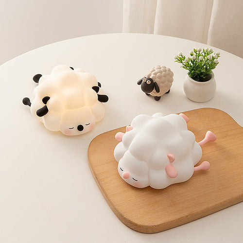 UNEEDE Cute Sleepy Sheep Night Light Sheep Cute Lamp Uneede Night Ligh ...