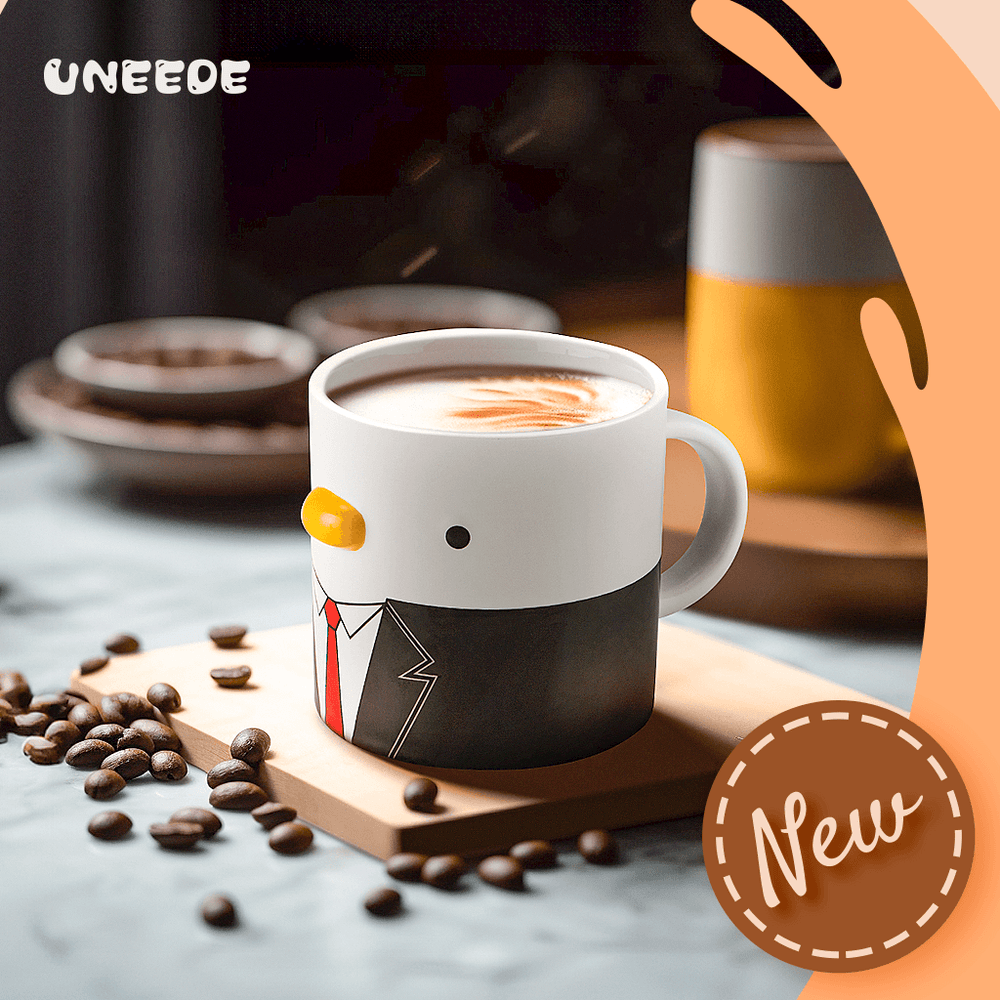 Benson The Duck Suits Coffee Mug Safety Ceramic Milk Latte Mugs duck m ...